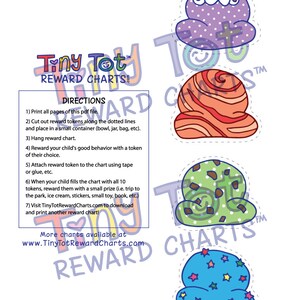 Ice-cream Cone Reward Chart (printable Download) - Etsy