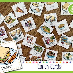 Lunch Meal-planning Cards Set - Etsy