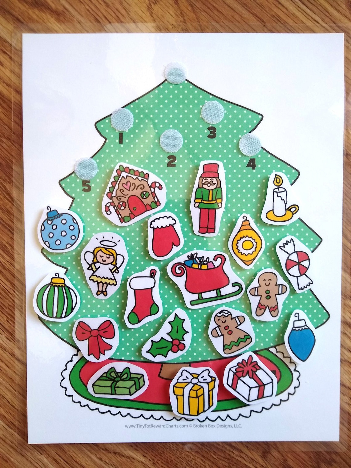 Christmas Tree Advent Calendar for Kids - Etsy