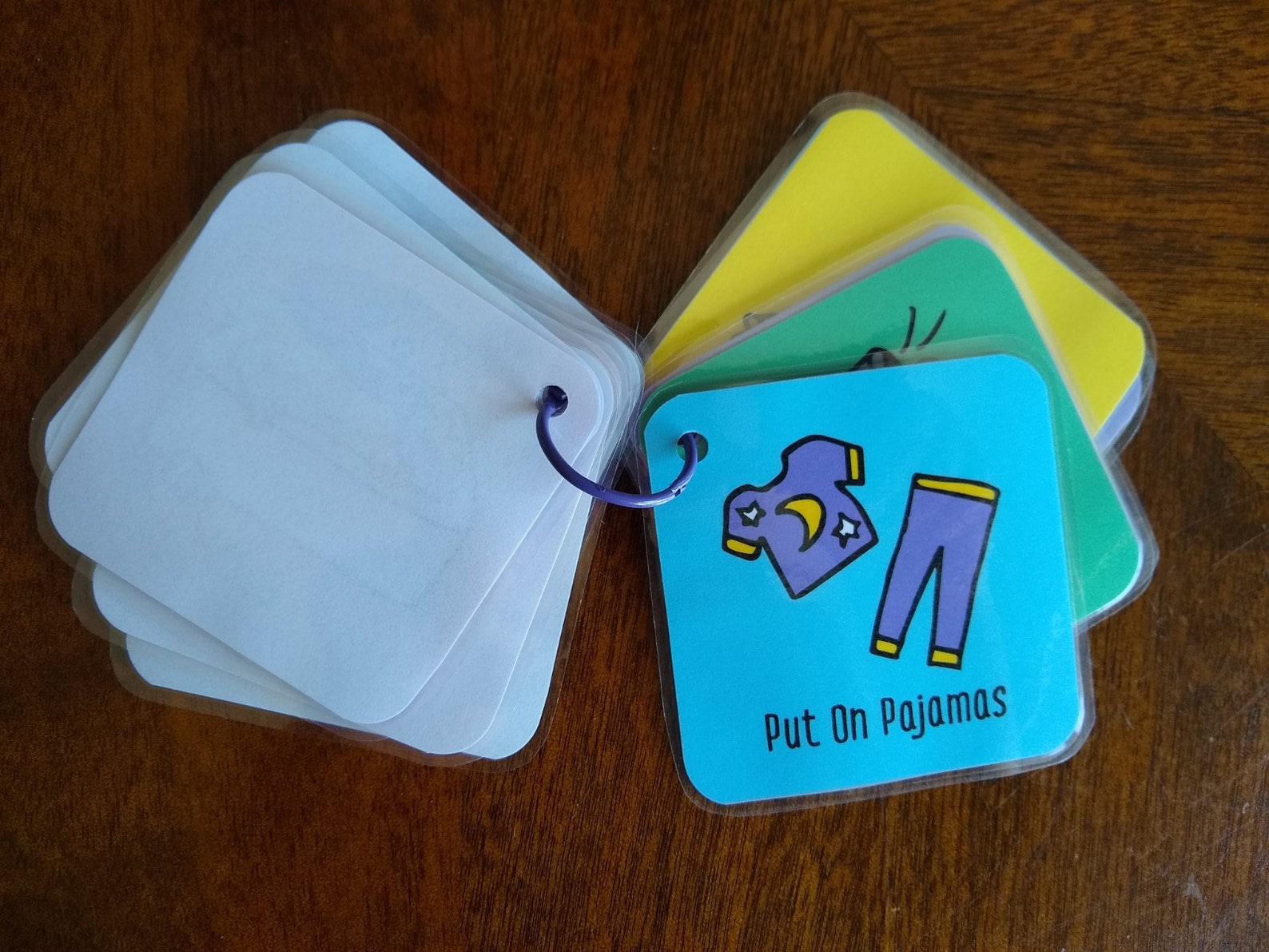 Bedtime Routine-on-a-ring | Etsy