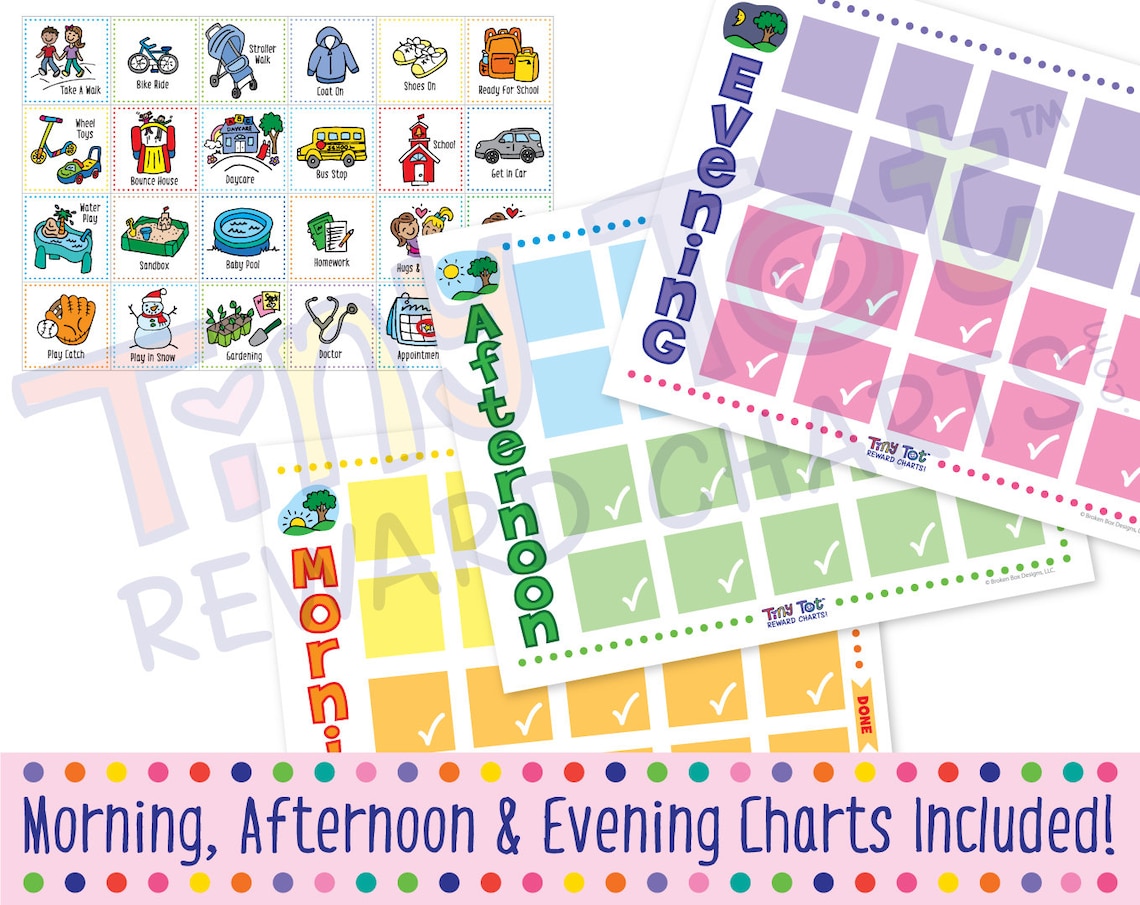 Daily Visual Schedule 120 Routine and Activity Cards With - Etsy