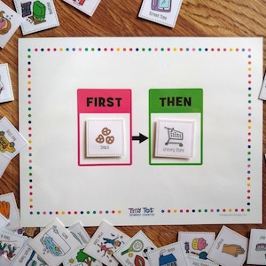 First, Next, Then Transition Board (includes 72 Routine and Activity ...