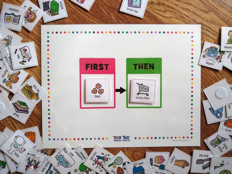 First, Next, Then Transition Board (includes 72 Routine and Activity ...
