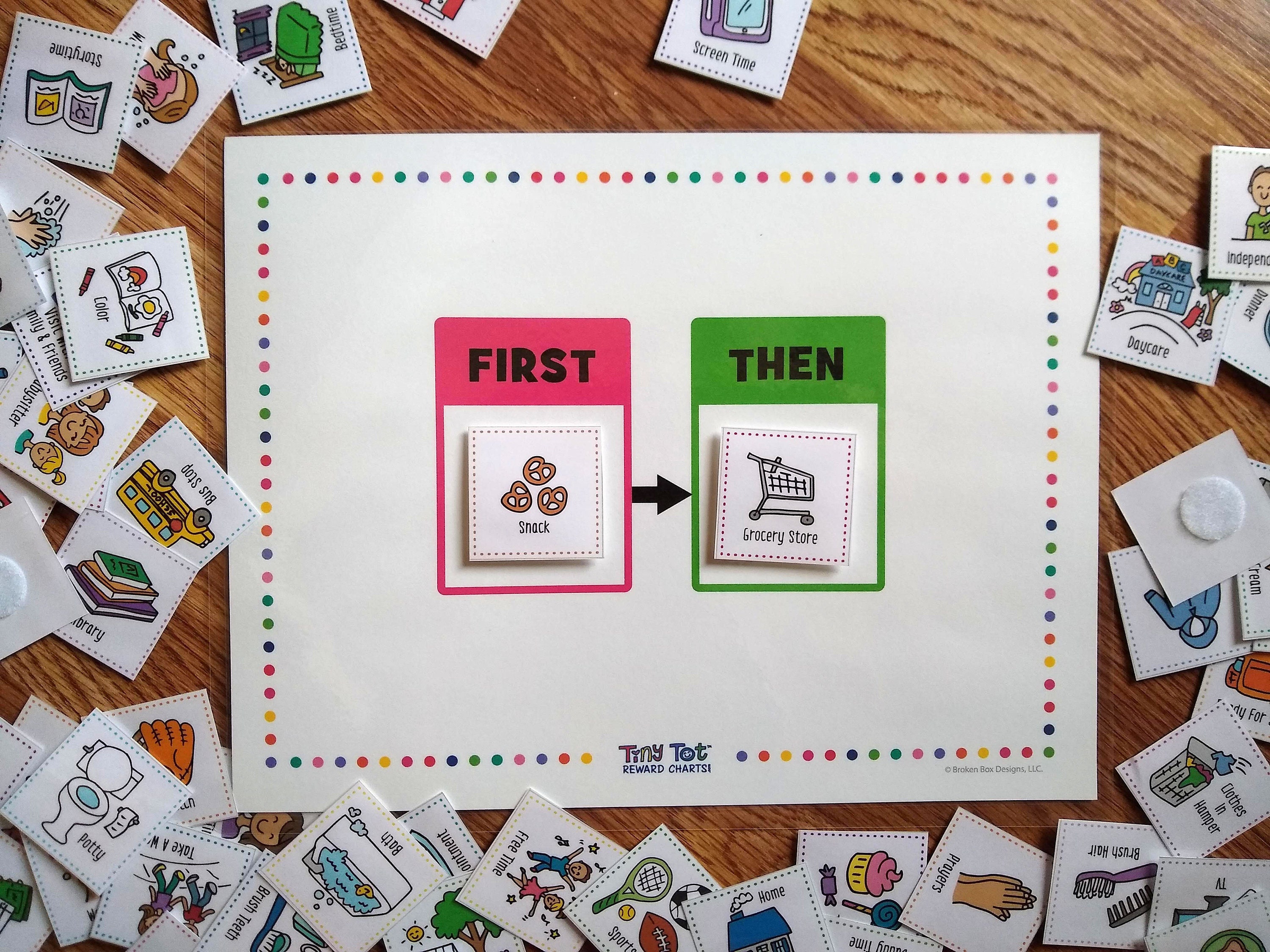 First, Next, Then Transition Board (includes 72 Routine and Activity ...