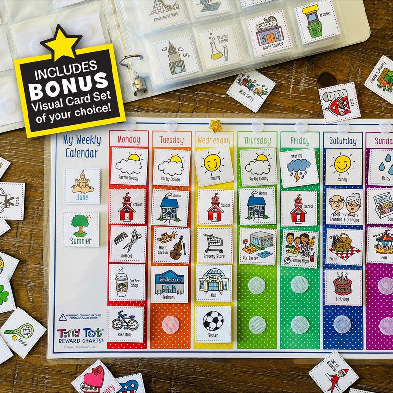 Adhd Visual Schedule - Etsy