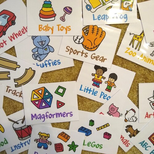 Custom Toy Storage Labels - Etsy
