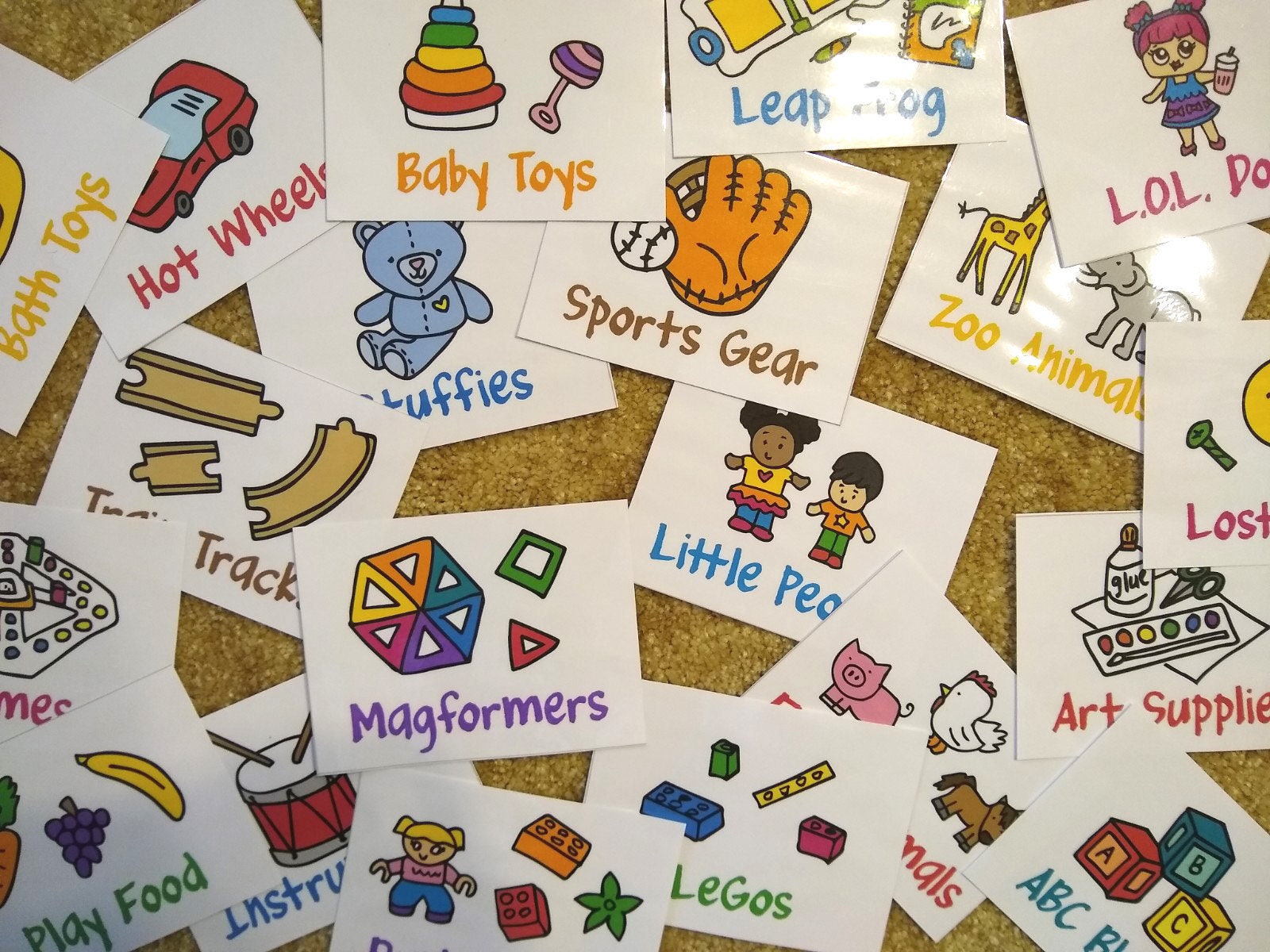 Custom Toy Storage Labels - Etsy