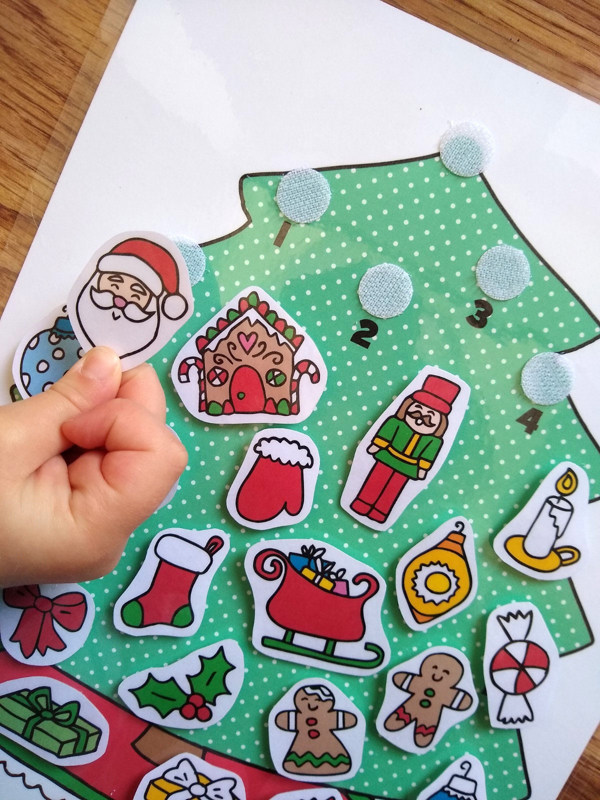 Christmas Tree Advent Calendar for Kids - Etsy