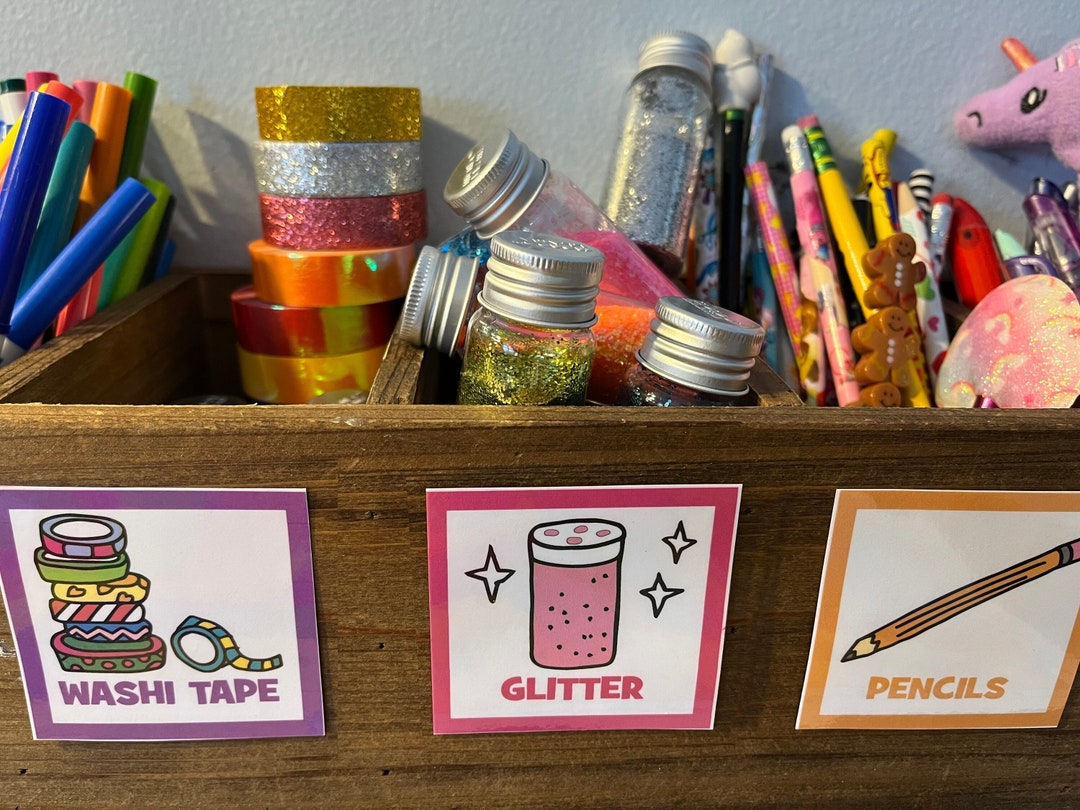 Arts & Craft Supply Labels - Etsy