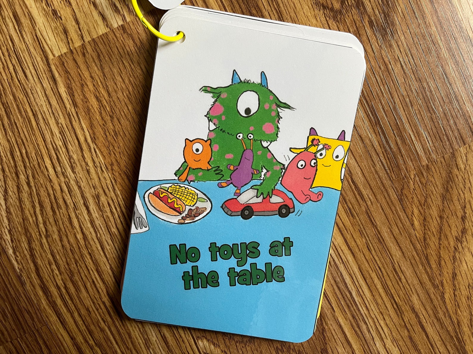 Table Manners Cards for Kids - Etsy