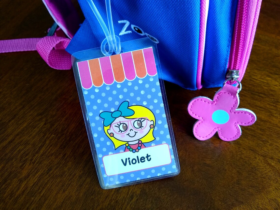 Custom Bag Tag for Kids - Etsy