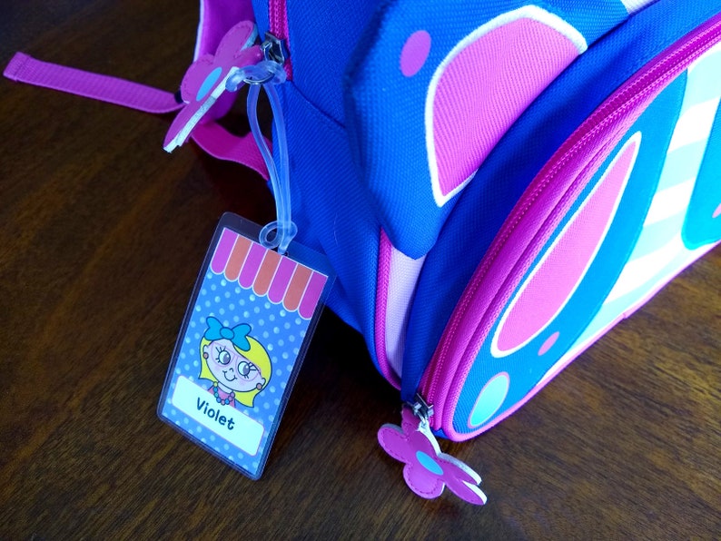 Custom Bag Tag for Kids - Etsy