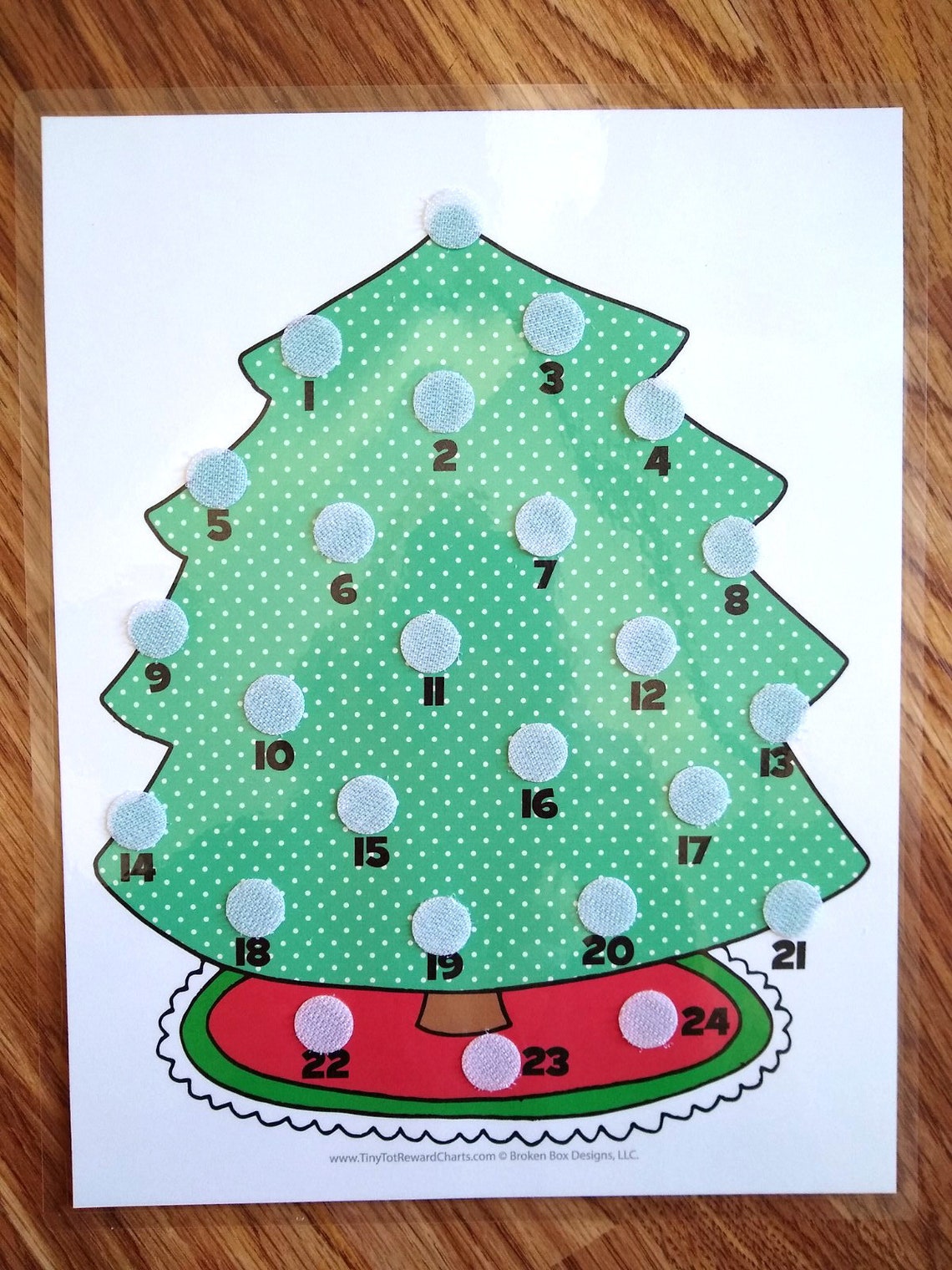 Christmas Tree Advent Calendar for Kids - Etsy