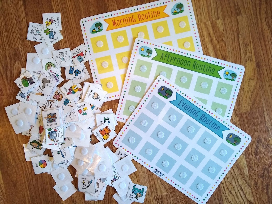Daily Visual Schedule (120 Routine and Activity Cards), Includes Charts ...