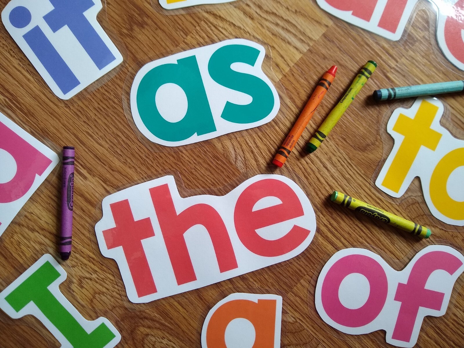 Sight Word Flashcard Cutouts Set 1 - Etsy