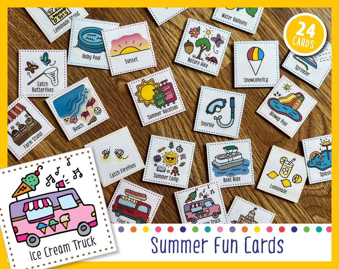 Summer Fun Cards - Etsy