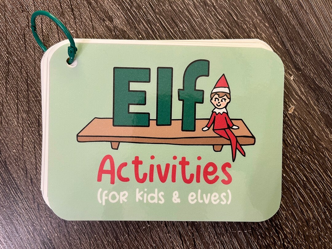 Elf Activities (for Kids & Elves) - Etsy