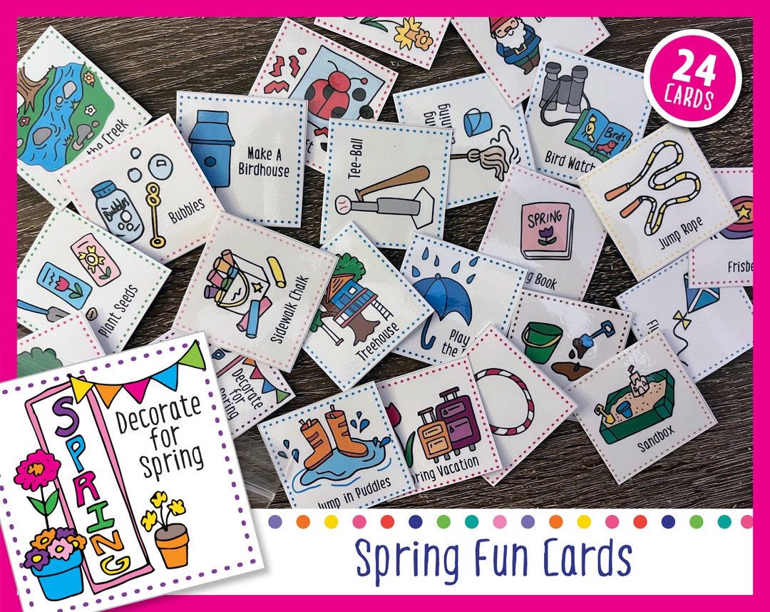Spring Fun Cards - Etsy