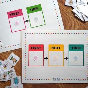 First, Next, Then Transition Board (includes 72 Routine and Activity ...