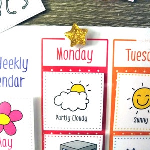 Weekly Visual Calendar (includes 264 Cards) - Etsy