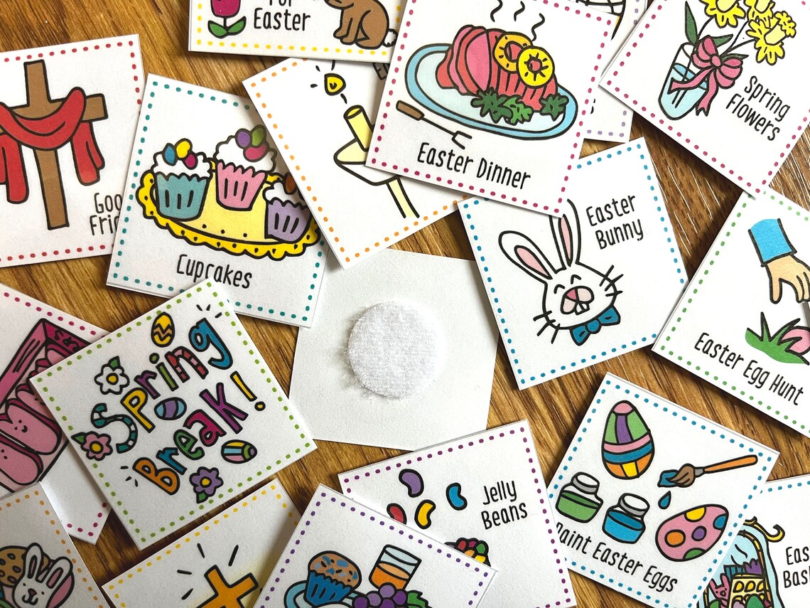 Easter Visual Cards - Etsy