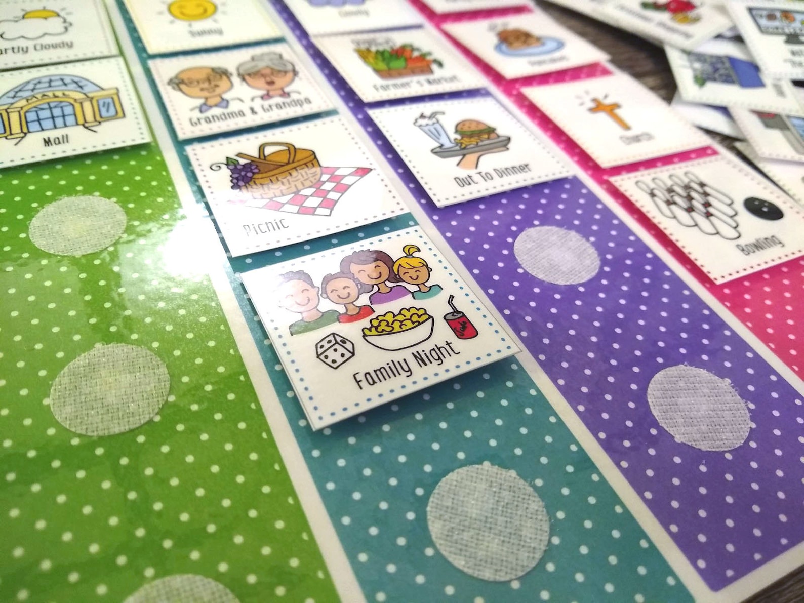 Weekly Visual Calendar includes 264 Cards - Etsy