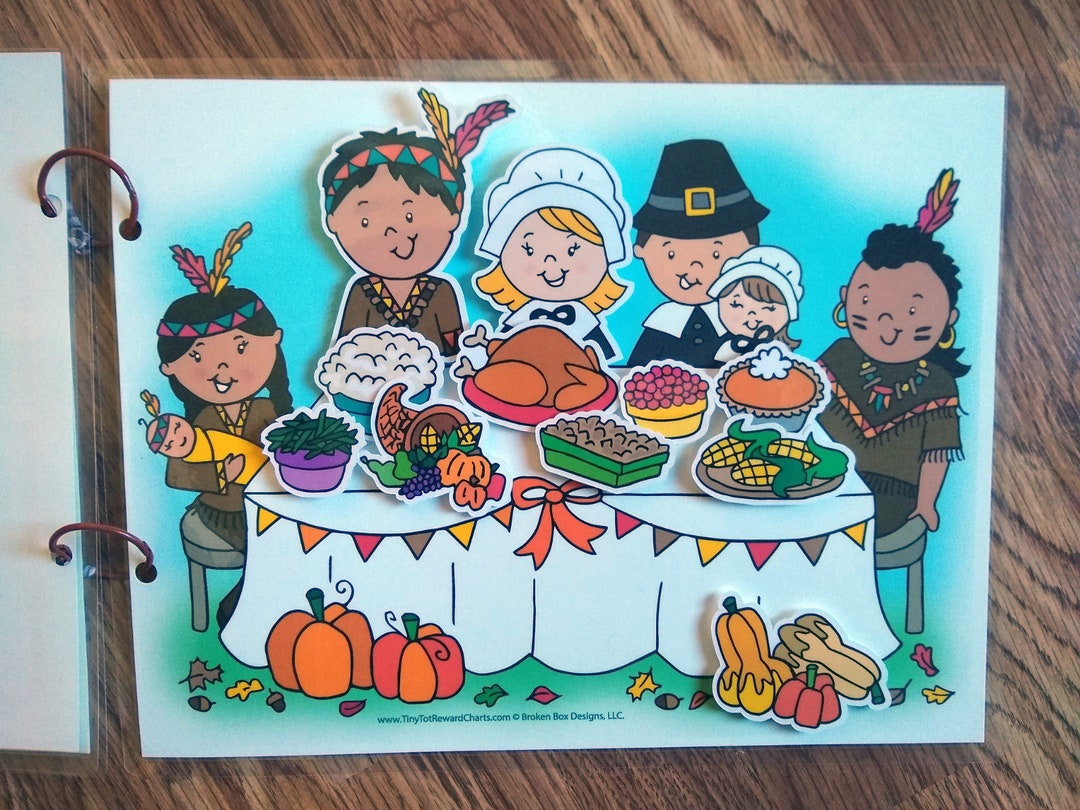 What is Thanksgiving? Learn & Play Book for Kids - Etsy