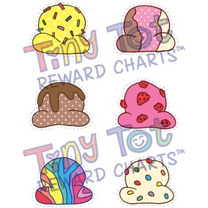 Ice-cream Cone Reward Chart (printable Download) - Etsy