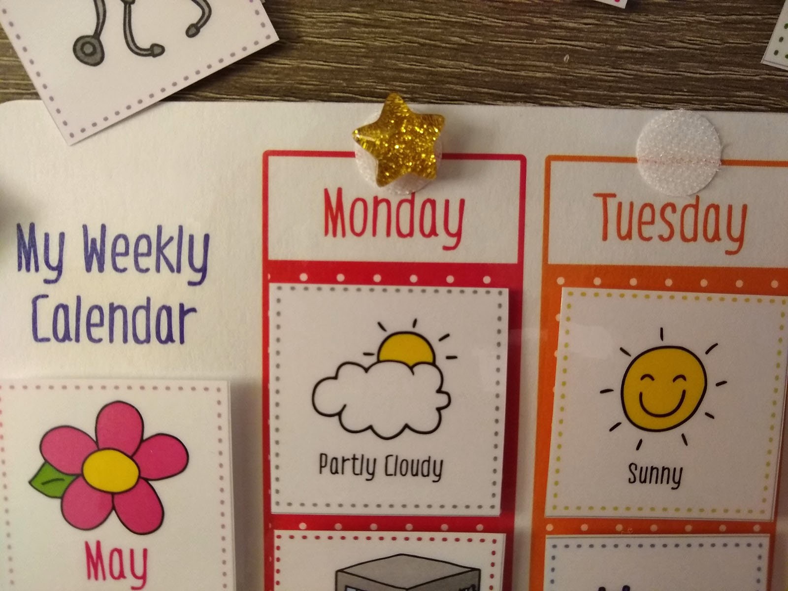 Weekly Visual Calendar Includes 264 Cards - Etsy España