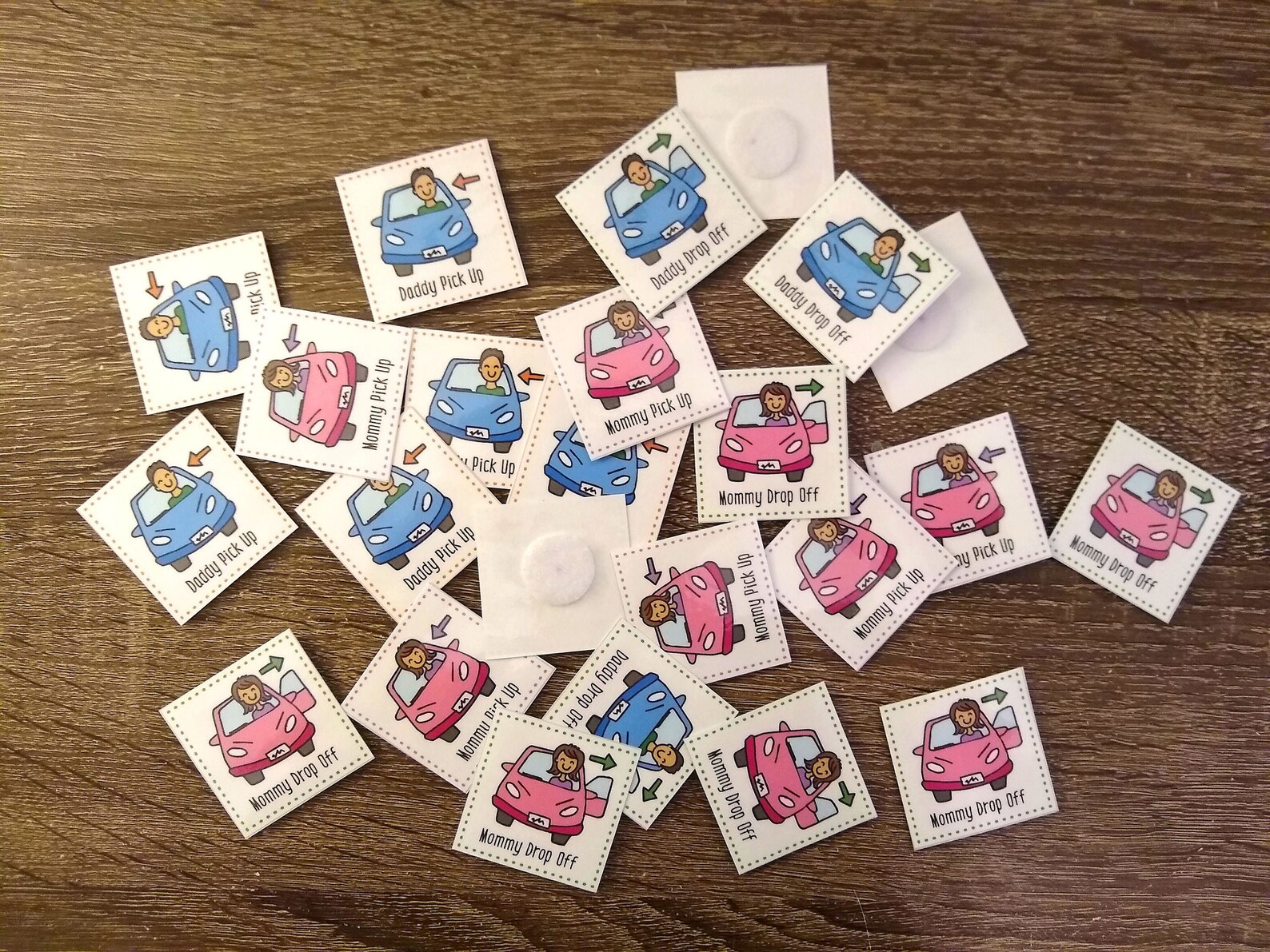 Drop Off/pick up (cards for Weekly Calendar) - Etsy