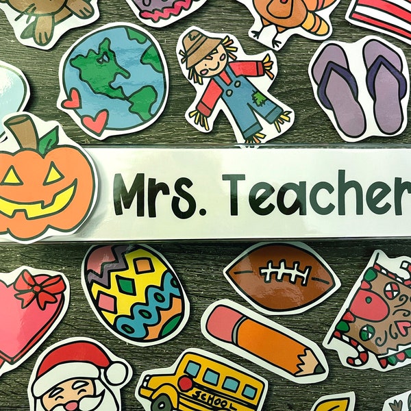 Teacher Name Plate - Etsy