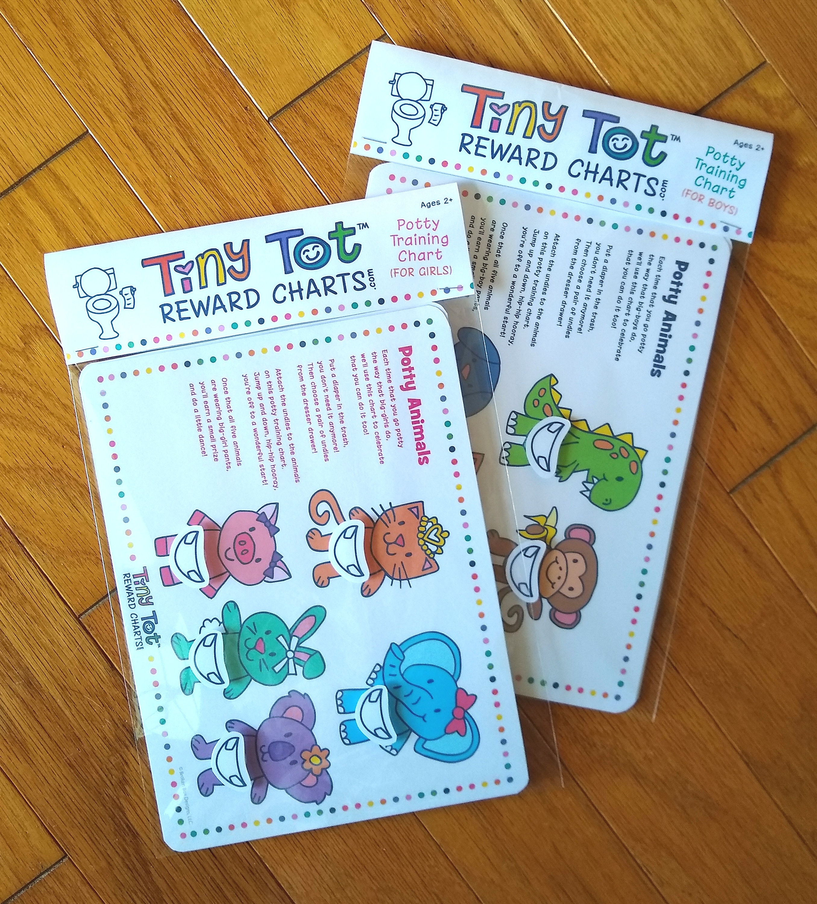 Girls Potty Animals potty Training Reward Chart for Girls - Etsy