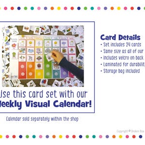 Rest & Quiet Time (cards for Weekly Calendar) - Etsy
