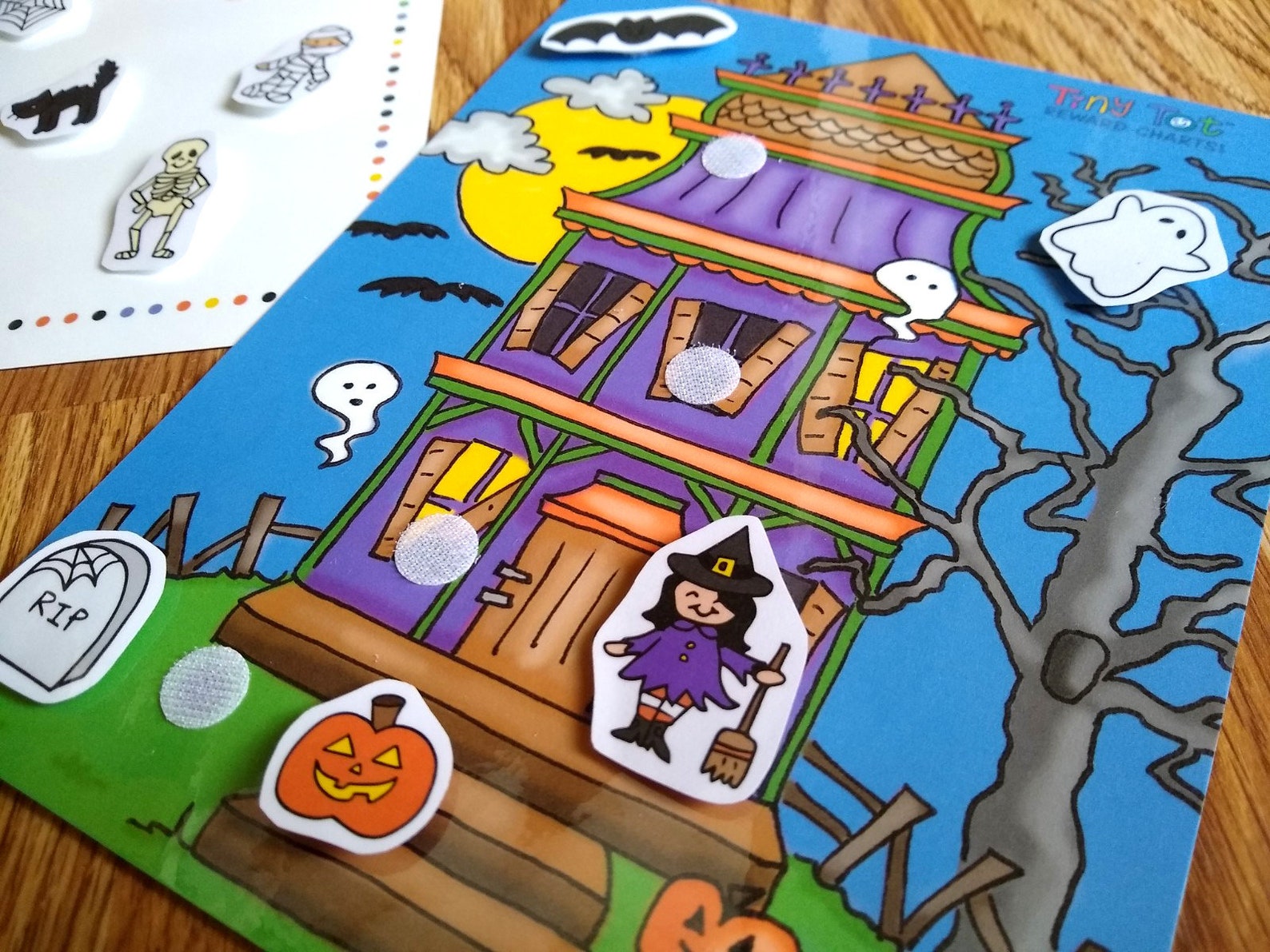 Haunted House Reward Chart - Etsy