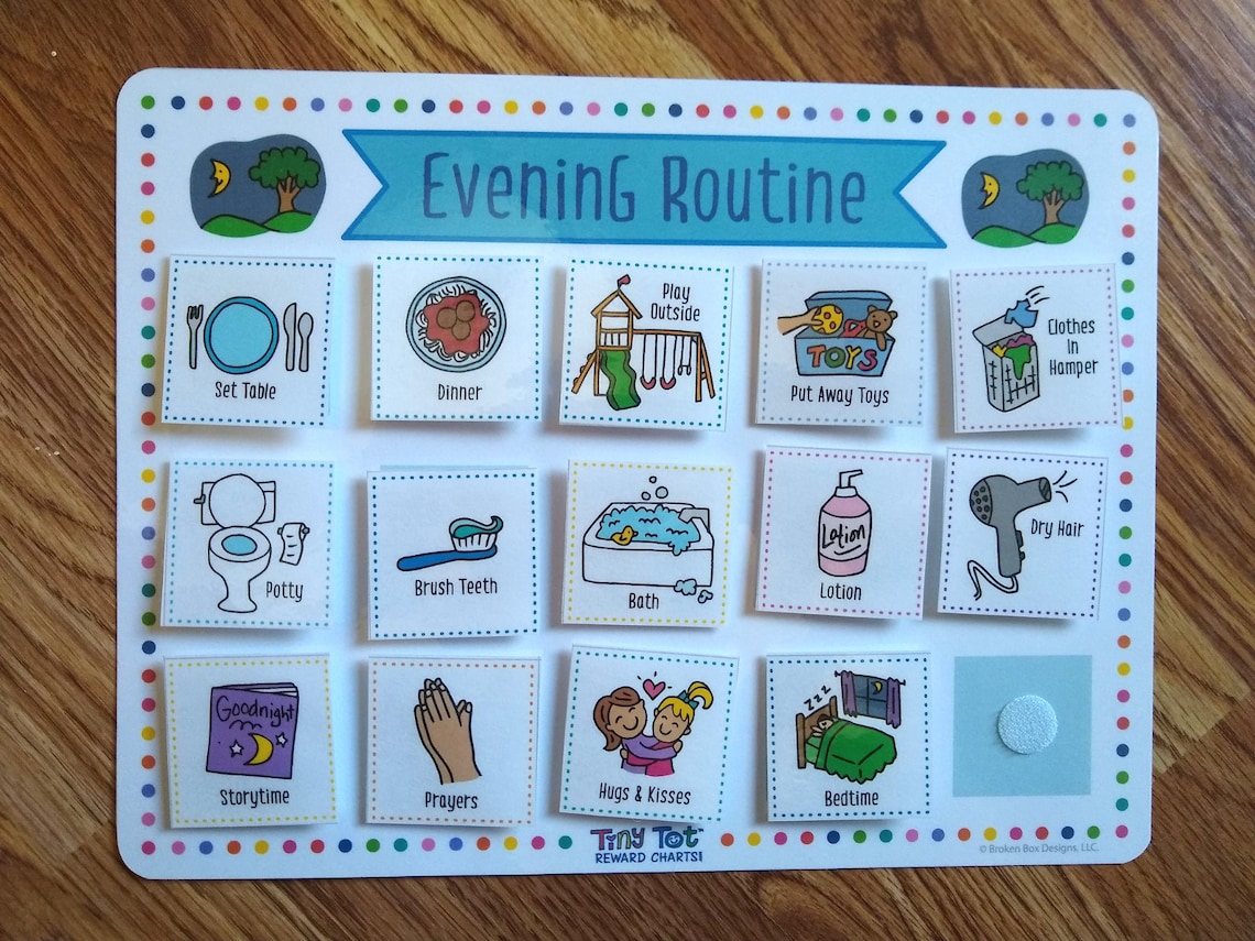 Daily Visual Schedule 120 Routine and Activity Cards | Etsy