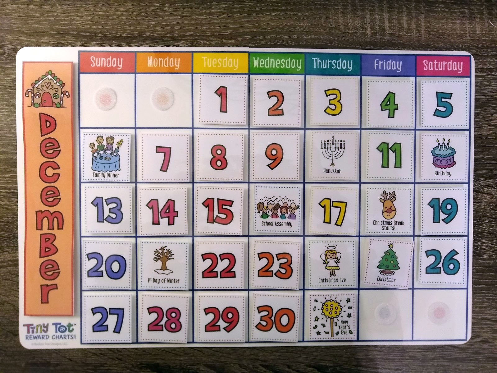 Calendario Visual Mensual Incluye 132 Tarjetas Calendario | Etsy