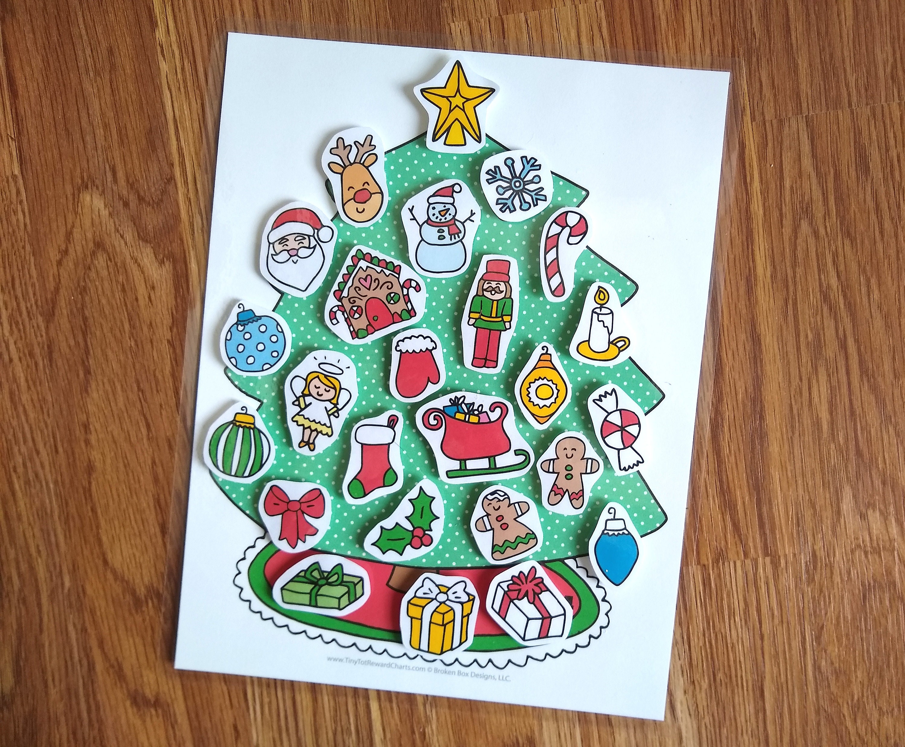Christmas Tree Advent Calendar for Kids - Etsy