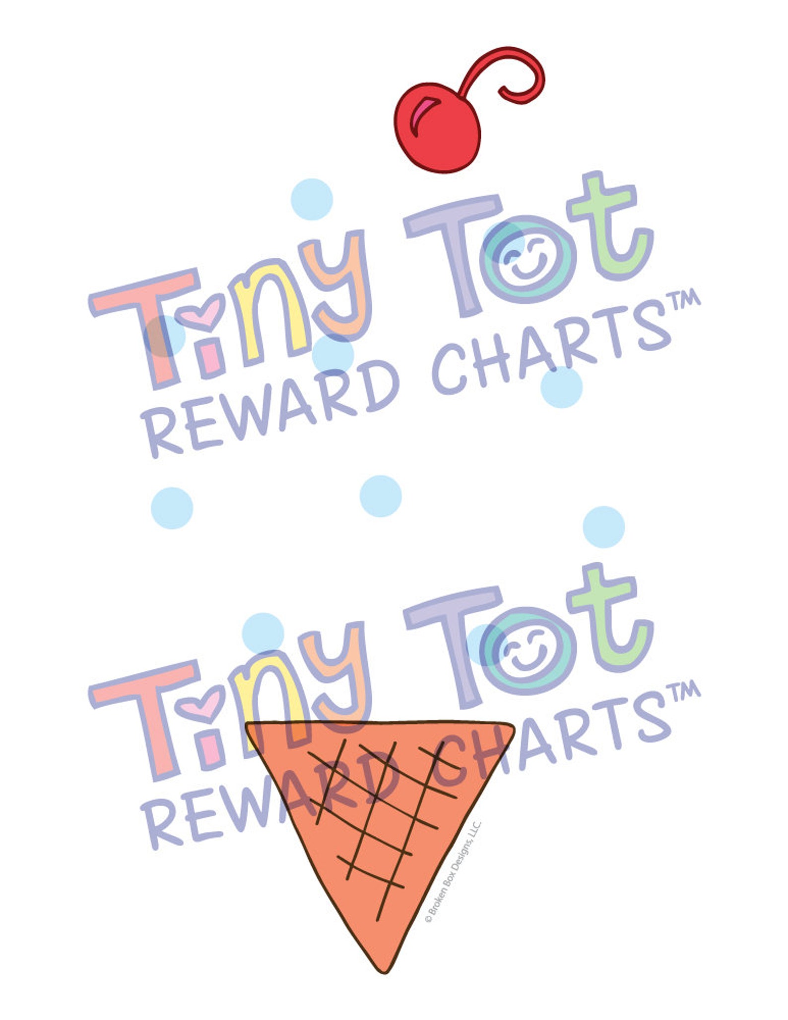 Ice-cream Cone Reward Chart (printable Download) - Etsy