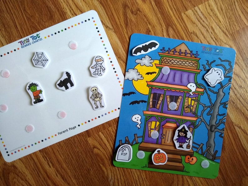 Haunted House Reward Chart | Etsy