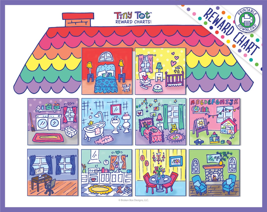 Dollhouse Reward Chart (printable Download) - Etsy
