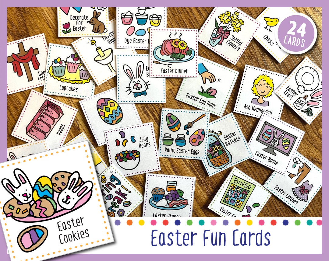 Easter Visual Cards - Etsy