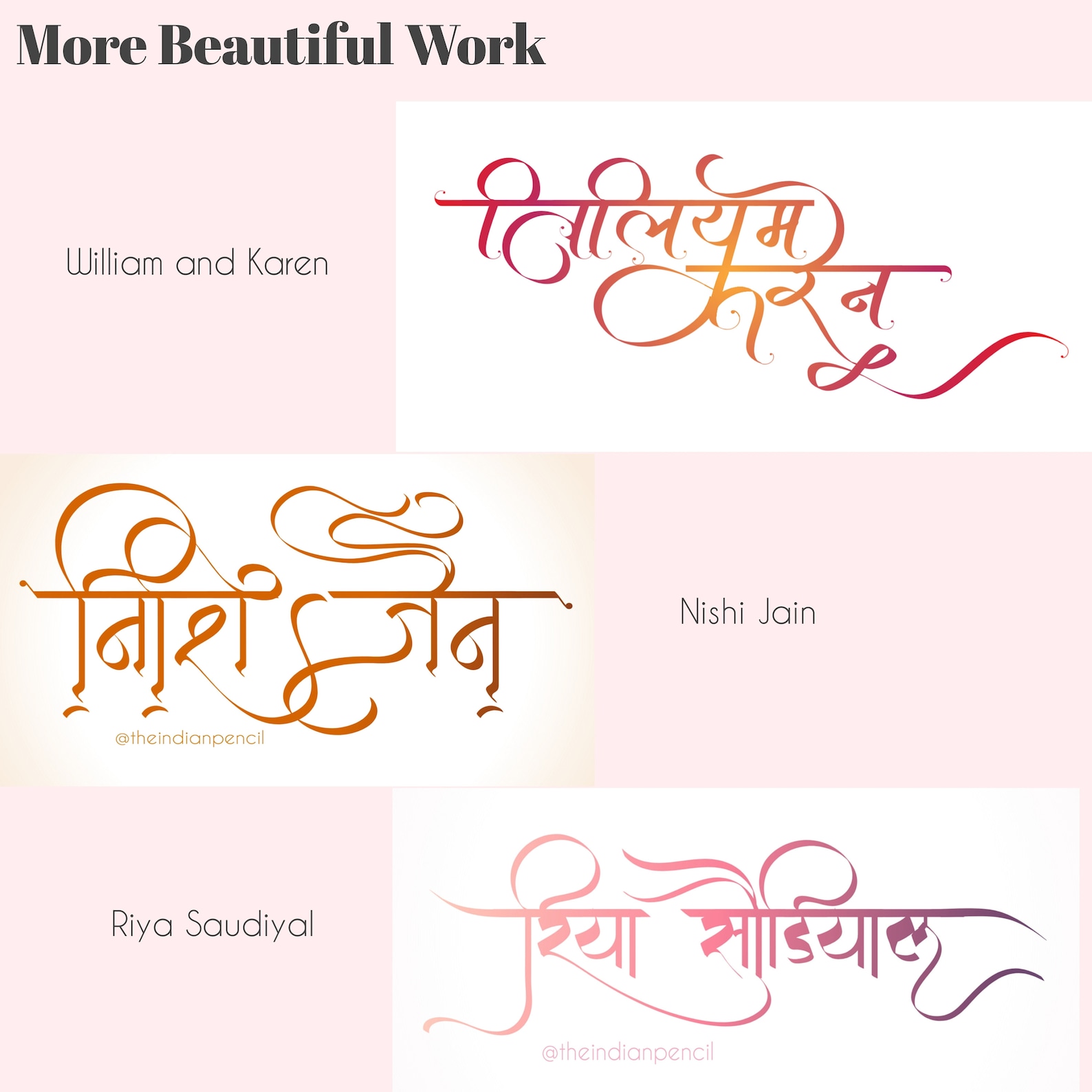 Custom Hindi Calligraphic Name Design Digital print Name | Etsy