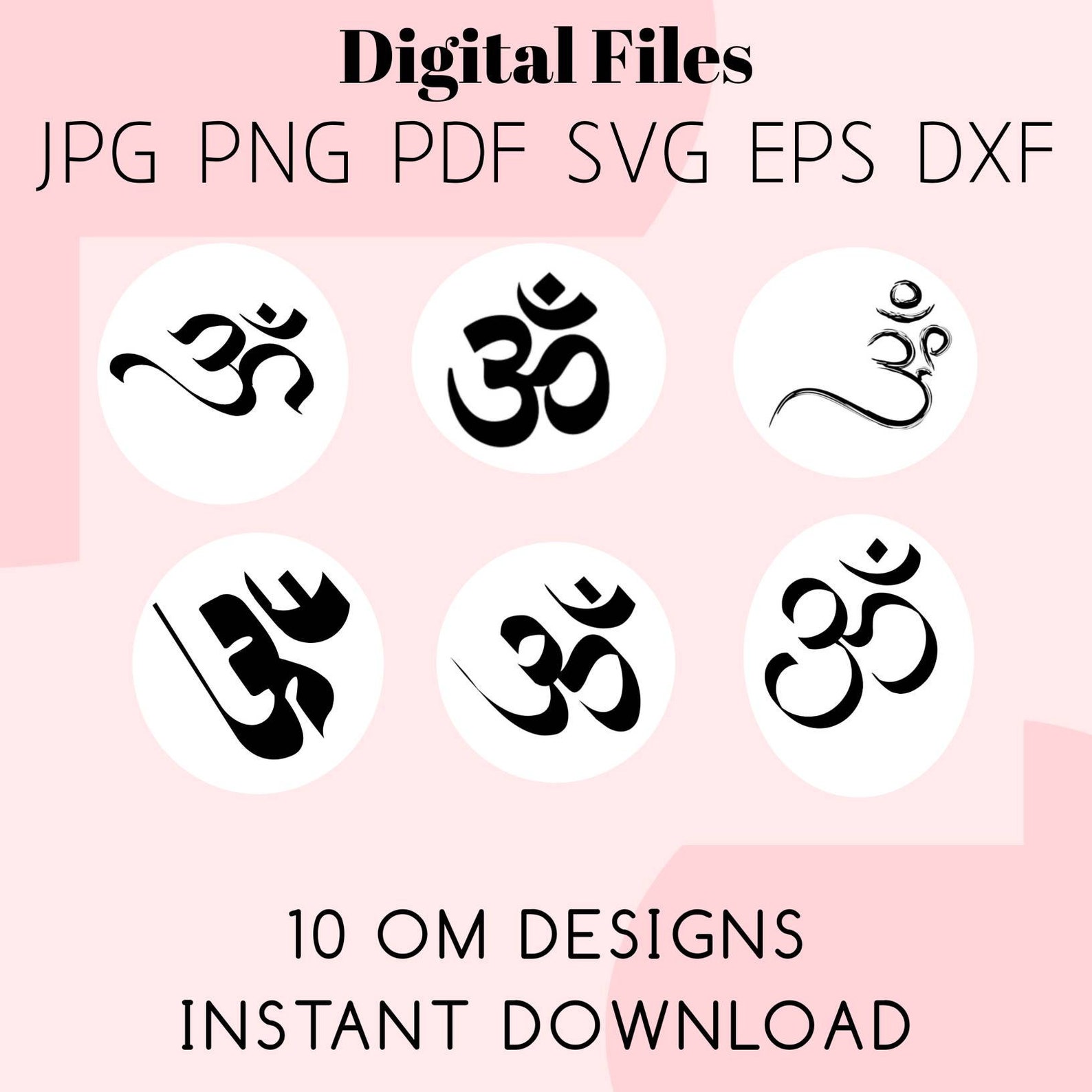 Om Symbol Designs: Sacred Sound Art (digital Download) - Etsy