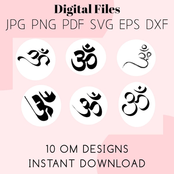 Om Svg - Etsy