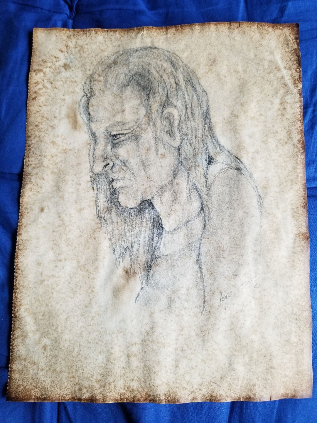 Original Artwork: Pencil Drawing 11 X 14 Inches "regret" - Etsy