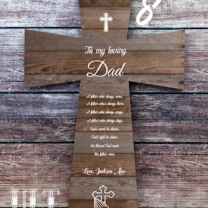 Dad Gift Father's Day Gift for Dad Christian Gift Personalized Father ...