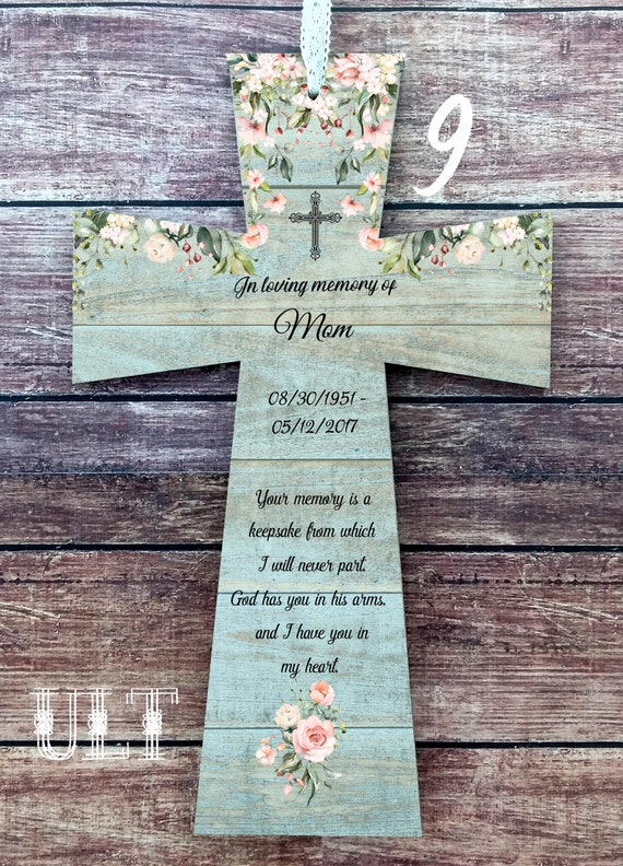 Loss of Mother Memorial gift Mom In memory of Mom sign | Etsy