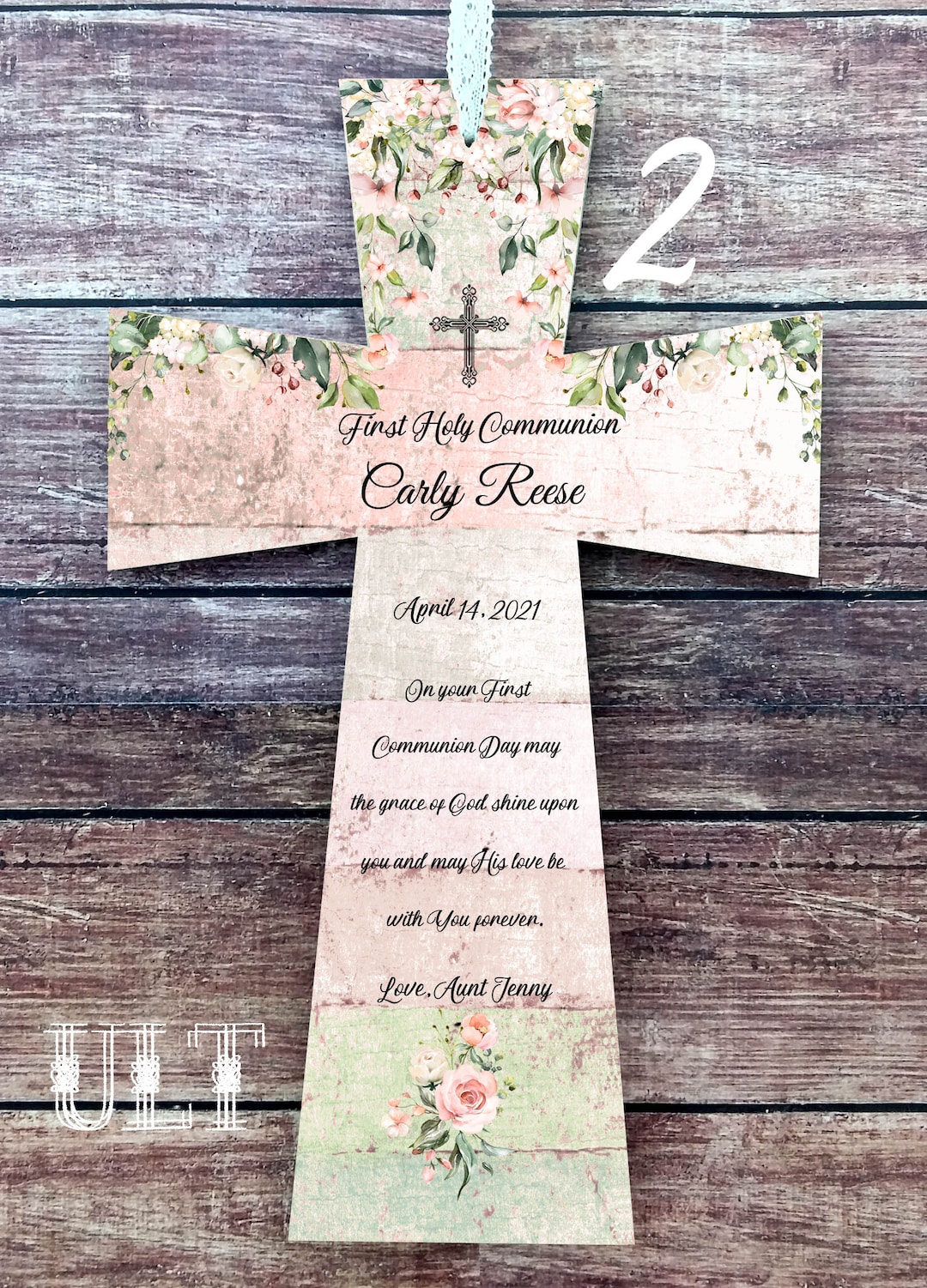 First Communion Gift Personalized First Communion Gift Girl First Holy ...