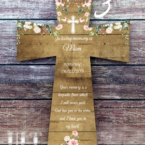 Loss of Mother Memorial Gift Mom in Memory of Mom Sign Remembrance Gift ...