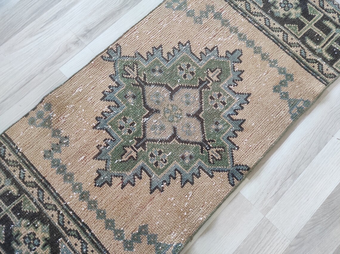 2x4 ethnic rug 2x4 vintage rug small pink rugs soft wool | Etsy